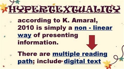 Hypertext And Intertext Reading And Writing Skills Grade 11 2nd Sem