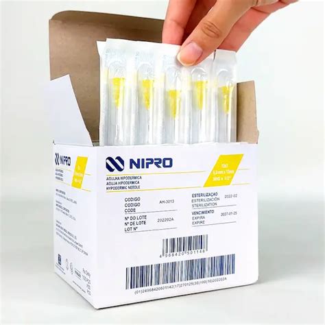 Aguja Hipodérmica Nipro Caja Con 100 Mesofranceshop