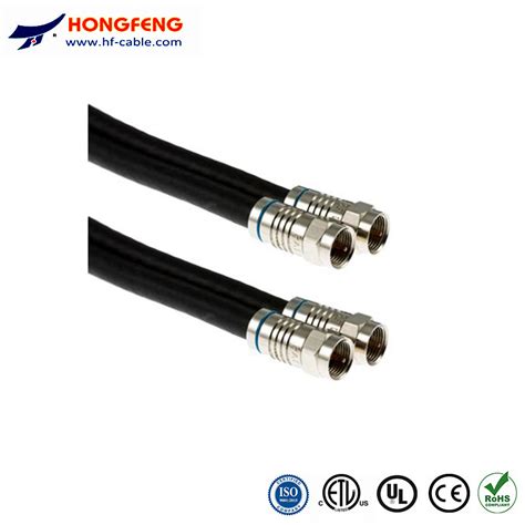 Rg59 Rg6 Rg11 Coaxial Cable F Crimp Connector F Connector And Crimp