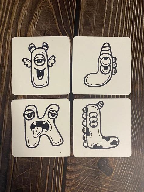 26个字母卡通画简笔画20张 几塔之家