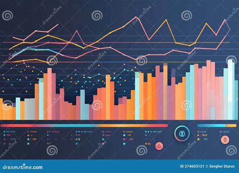 Business Analytics Graphic Concept Or Background Ai Generative Image
