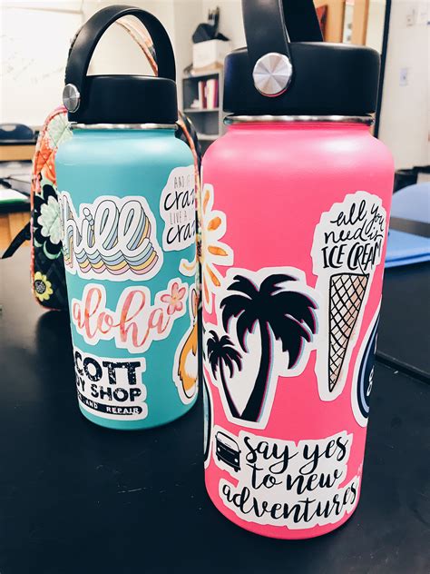Popular Tumblr Aesthetic Hydro Flask Stickers Image Desain Interior