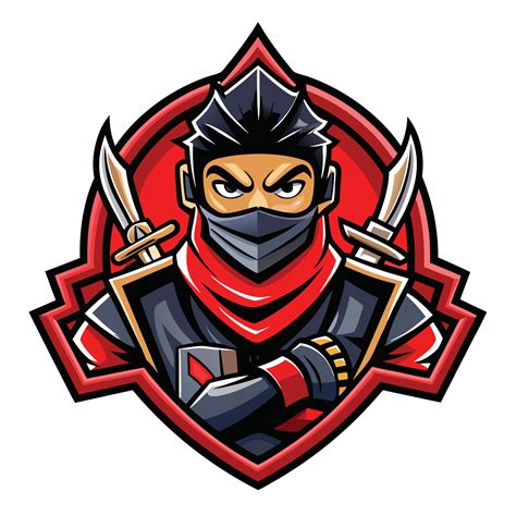 Detailed Ninja Logo Template 48645864 Vector Art At Vecteezy