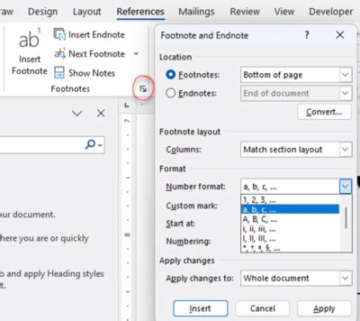 Choose Your Own Footnote Or Endnote Symbols In Microsoft Word Office