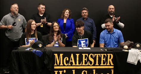 Mcalesters Caden Lesnau Signs With Eastern Baseball Sports
