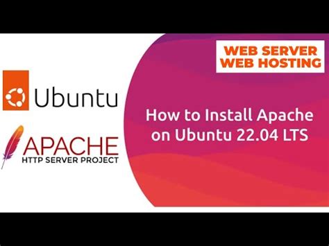How To Install Apache Web Server And Web Hosting Website On Ubuntu YouTube