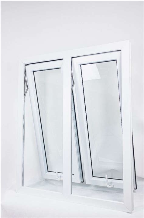 Jual Jendela Double Awning Jungkit Upvc Premium Warna Putih Di Seller