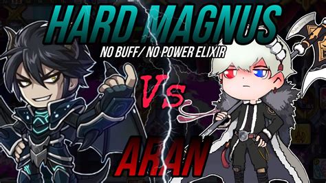 Maplestory M Hard Magnus No Buff No Power Elixir Aran 215
