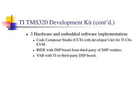 Ppt Dsp Development System Powerpoint Presentation Free Download Id557229 Ppt Dsp Development System Powerpoint Presentation Free Download Id557229
