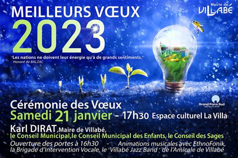 Meilleurs Vœux 2023 Villabé