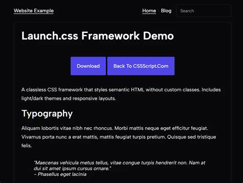 Zero Class Web Development With Launchcss Framework Css Script