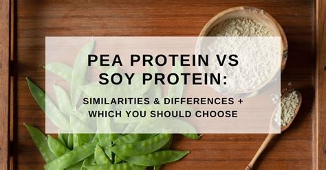 Pea Protein Vs Soy Protein 8 Key Health And Nutrition Insights