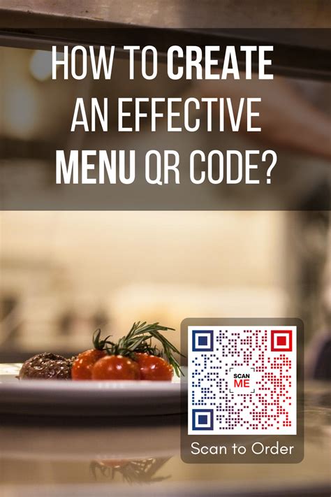 Menu Qr Code Generator Menu With Qr Codes Modern Menu Design Menu Design Ideas Menu Diy Artofit