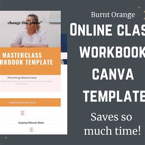Class Workbook Printable Etsy