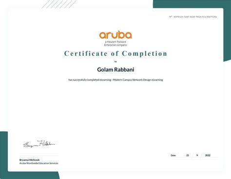 Golam Rabbani On Linkedin Completed Modern Campus Network Design Course