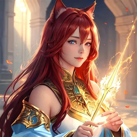 Oil Painting Fantasy Human Girl Tanned Skinned Fe Openart