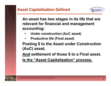 Presenting Sap Fixed Assets Capitalization Best Practices Pdf