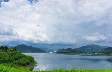 Beautiful Landscape View Mae Kuang Dam At Luang Nuea Doi Saket
