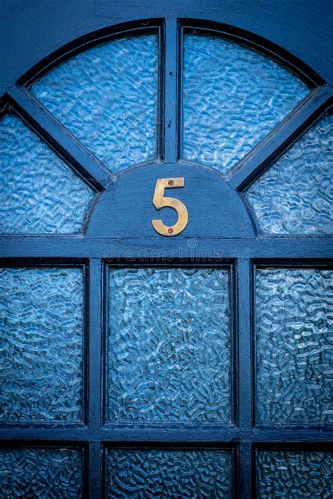 House Door Number 5 Stock Image Image Of Number Address 253924855