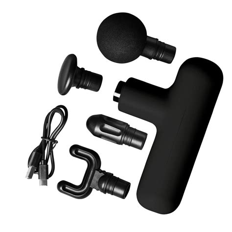 Lola Portable Mini Massage Gun Black In Qatar