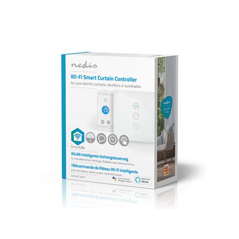 Nedis Smartlife Wall Switch Wi Fi Curtain Shutter Sunshade Wall Mount 300 W Android