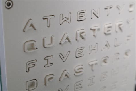 Gallery Haptic Word Clock Hackaday Io