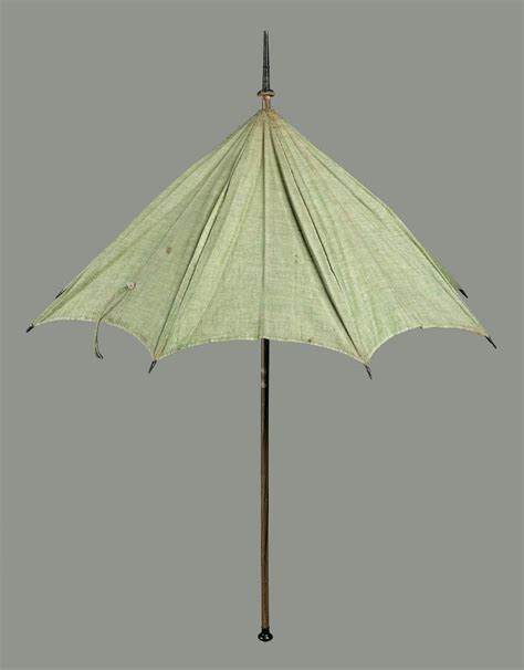 Green Cotton Parasol Parasol 18th Century Fashion Umbrellas Parasols