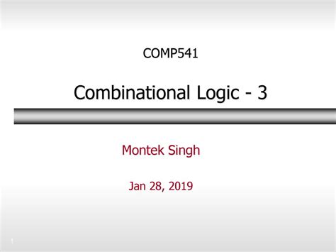 comp541 combinational logic ppt download