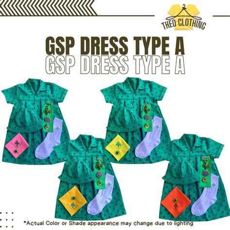 GSP Dress Scout Uniform Type A Girl Scout Set Of Uniform Twinkler
