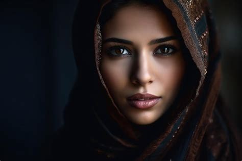Photo D Une Belle Femme Musulmane Cr E Avec Une Ia G N Rative Photo Premium