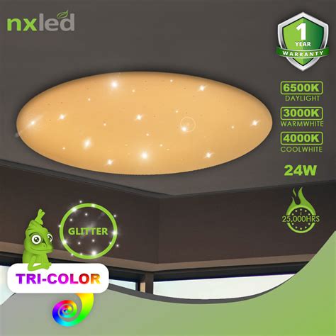 Nxlednxled Tri Color Decorative Ceiling Lamp Anx Tsm24w Key Features