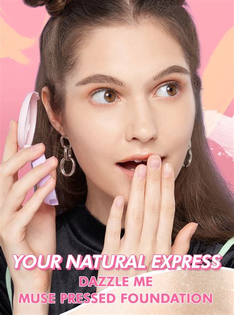 Jual DAZZLE ME Muse Pressed Foundation Long Lasting Filter Like