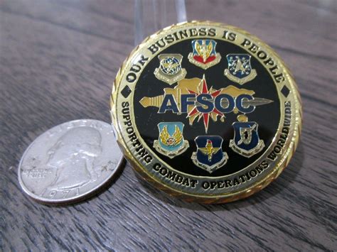 Air Force Special Operations Special Operations Command Coin Stand Challenge Coins Commando