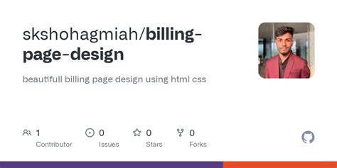 Github Skshohagmiah Billing Page Design Beautifull Billing Page Design Using Html Css