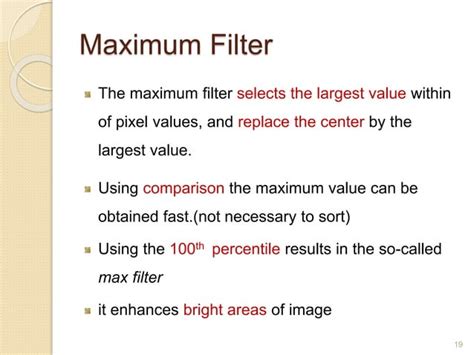 Smoothing Filters In Spatial Domain Pptx