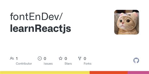 Github Fontendev Learnreactjs