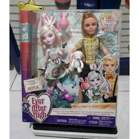 Jual Barbie Ever After High Alistair Wonderland And Bunny Blanc Di
