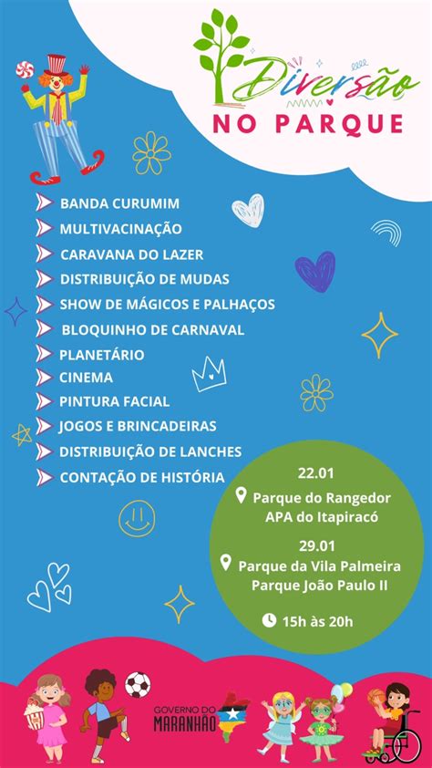 “diversão No Parque” Leva Programação Ao Rangedor E Outros Espaços De