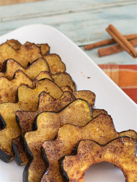 Maple Roasted Acorn Squash Bubbapie