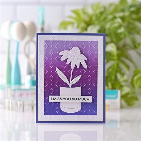 Embossing Folder Dotted Diamonds