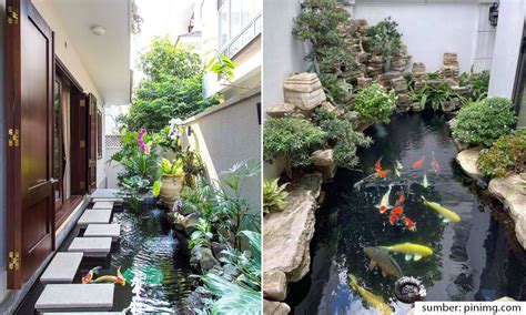 7 Inspirasi Kolam Ikan Koi Minimalis Lahan Sempit Yang Estetik