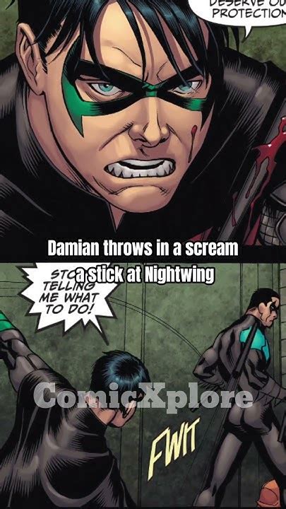 Batmans Son Vs Nightwing Youtube