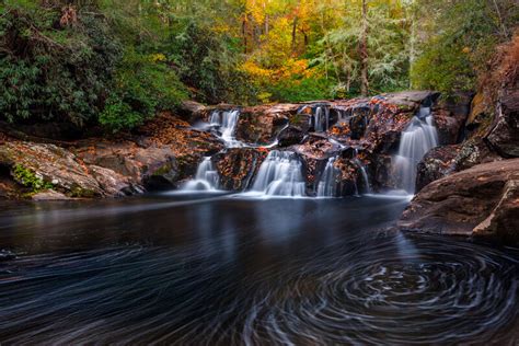 Creek Swirls Dicks Creek Falls Ga Joseph C Filer Fine Art Photography