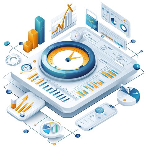 Monitoring Progress Development 3d Illustration 3d Rendering Mobile