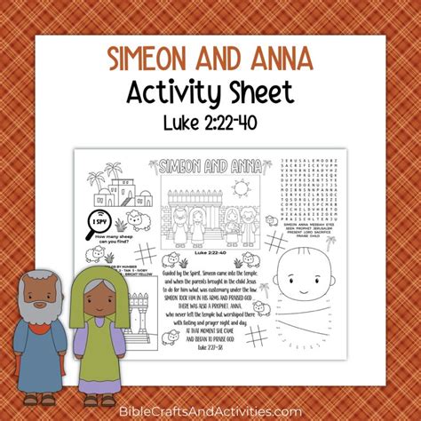 Simeon And Anna Worksheets