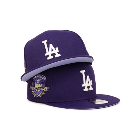 Los Angeles Dodgers Purple 50th Anniversary 9fifty Snapback Crown Minded