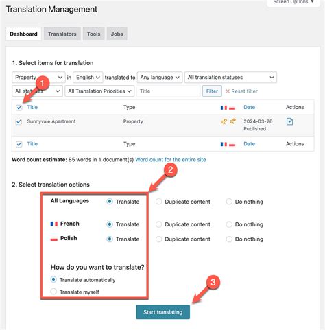 Translating Custom Fields Wpml