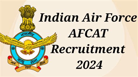 Indian Air Force Afcat Recruitment 2024 304 Posts­ Apply Online