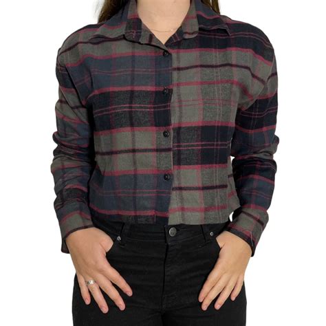 Camisa Xadrez Cropped Tricats