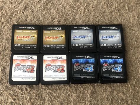 【やや傷や汚れあり】nintendo ニンテンドー Ds ソフト ポケットモンスター ハートゴールド ソウルシルバー ホワイト2 ブラック2